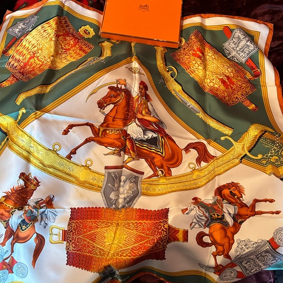 Hermes | Accessories | Vintage Hermes Roman Horse Style Scarf | Poshmark